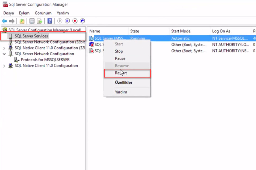 2.1.3.a. SQL Express Server Kurulumu – SambaPOS Knowledgebase