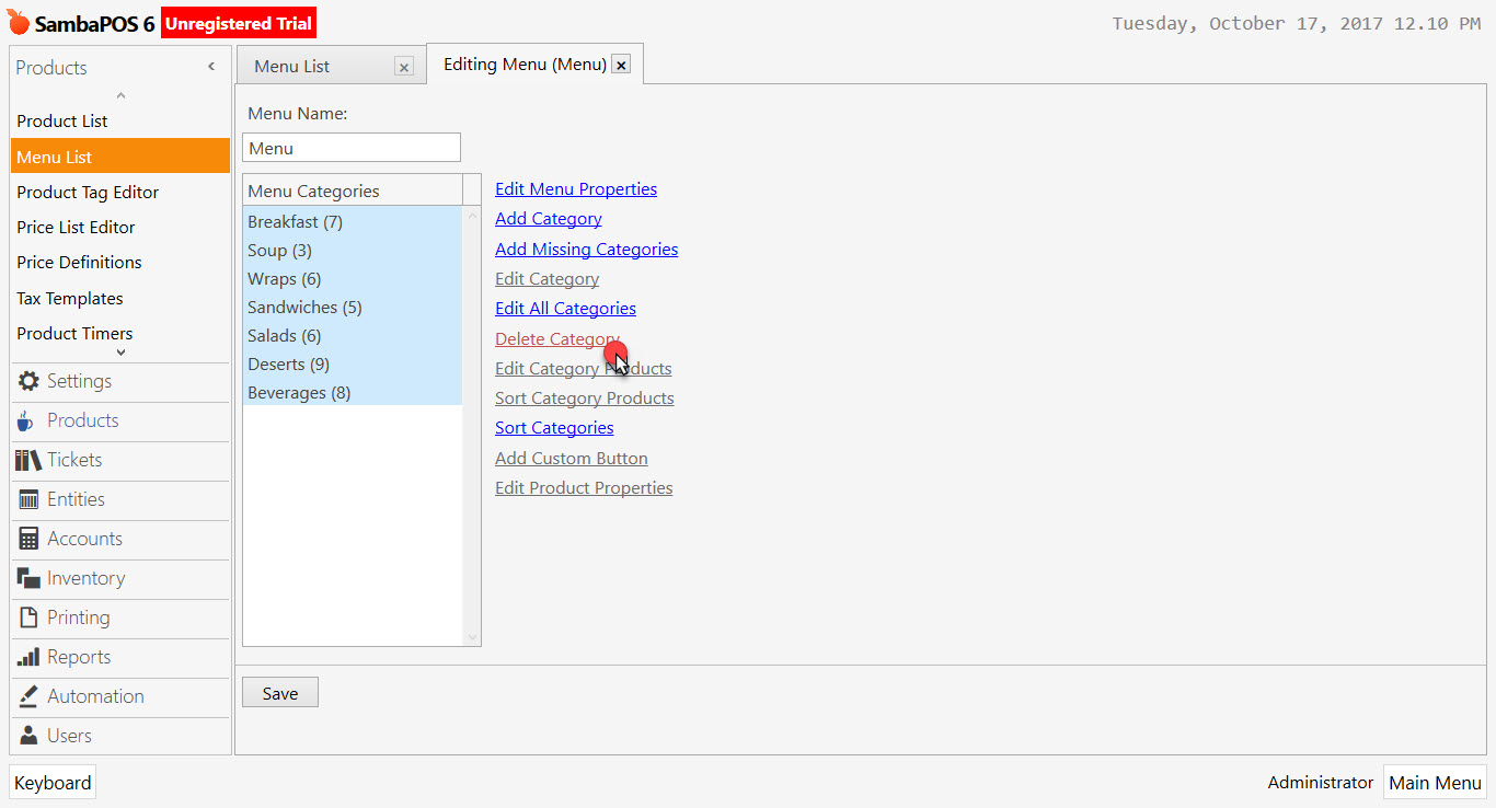 2.2.1. SambaPOS V5 Quick Setup – SambaPOS Knowledgebase