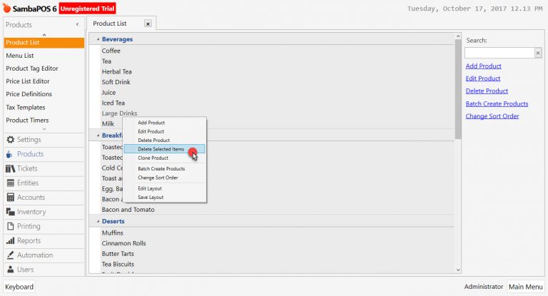 2.2.1. SambaPOS V5 Quick Setup – SambaPOS Knowledgebase