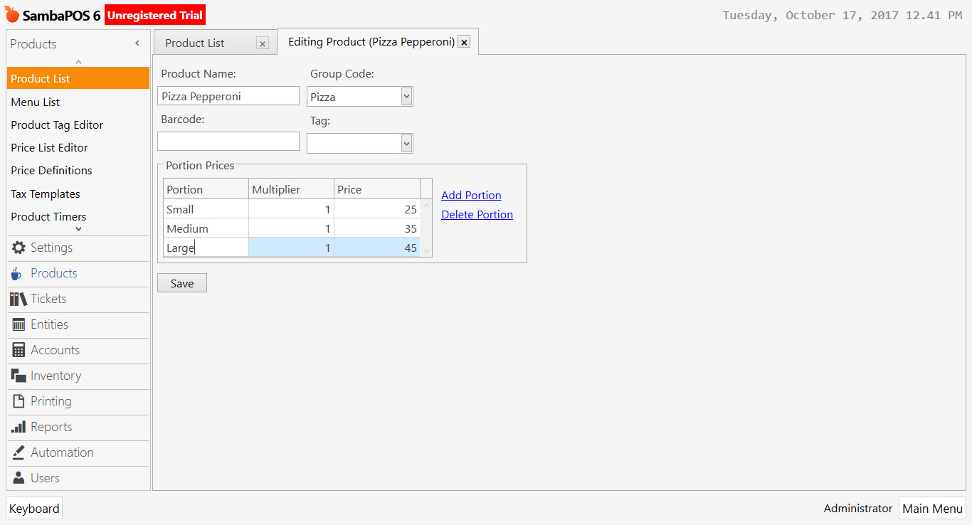 2.2.1. SambaPOS V5 Quick Setup – SambaPOS Knowledgebase