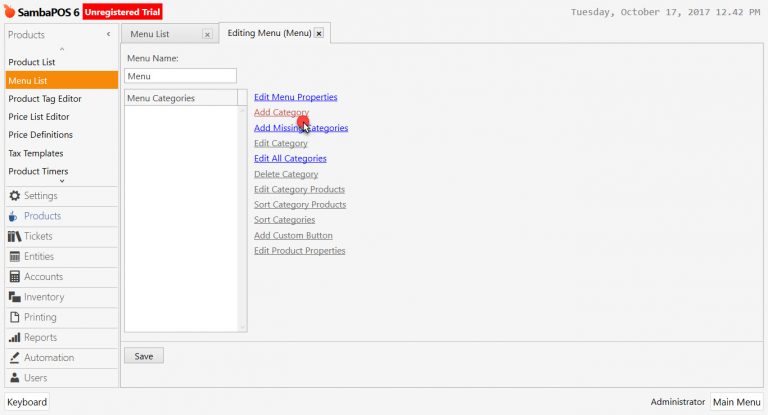 2.2.1. SambaPOS V5 Quick Setup – SambaPOS Knowledgebase