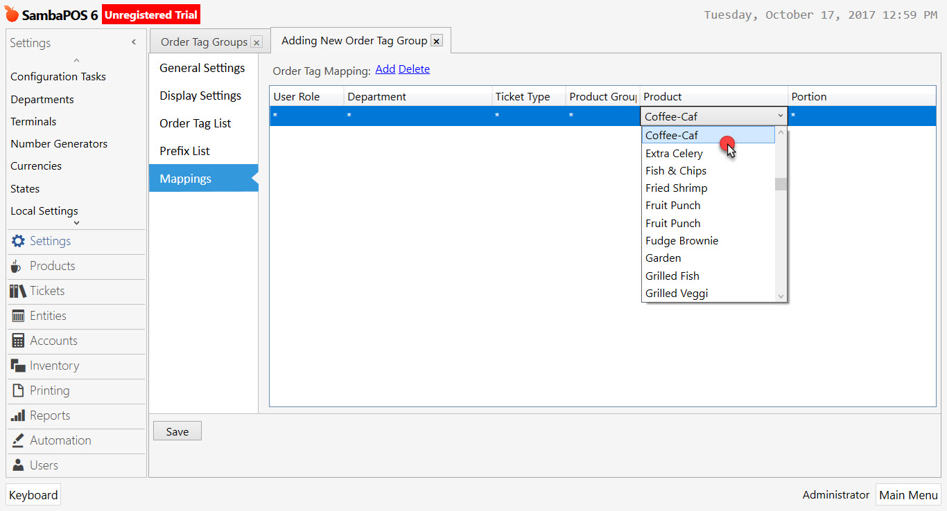2.2.1. SambaPOS V5 Quick Setup – SambaPOS Knowledgebase