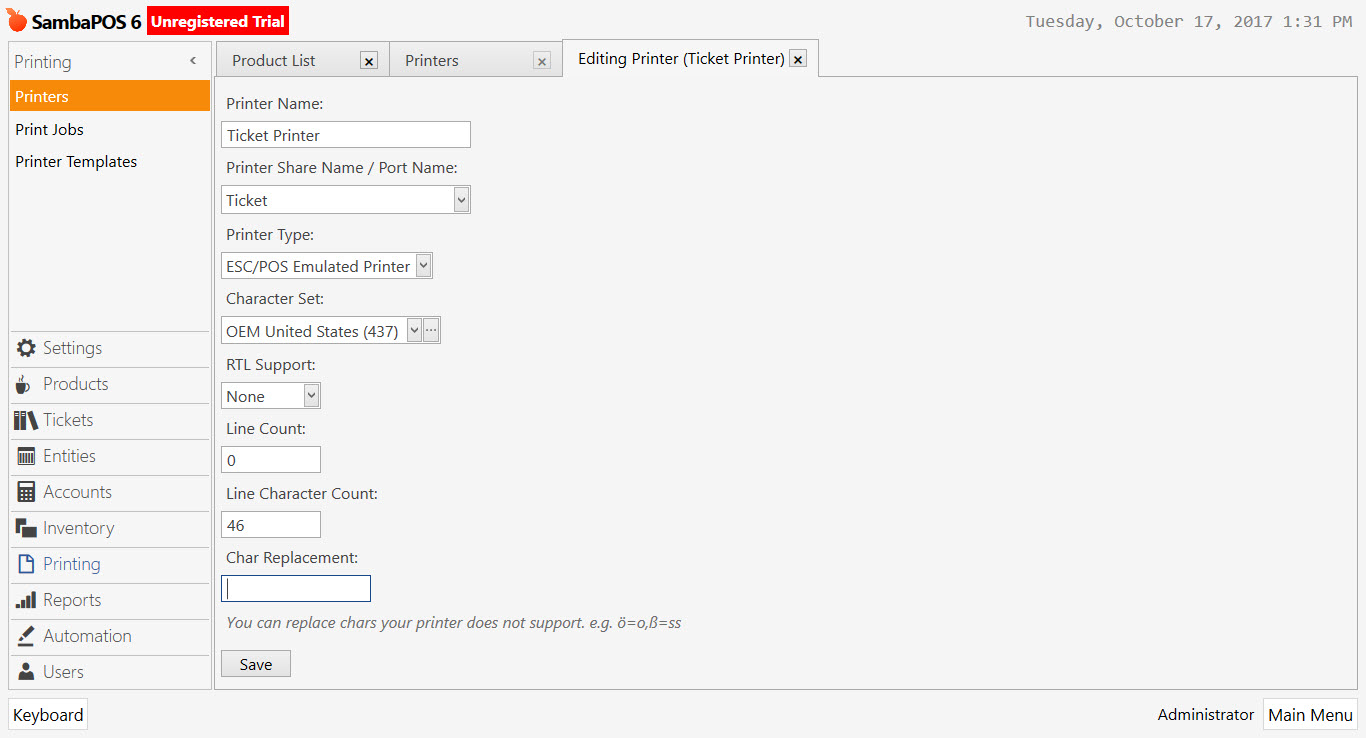 2.2.1. SambaPOS V5 Quick Setup – SambaPOS Knowledgebase