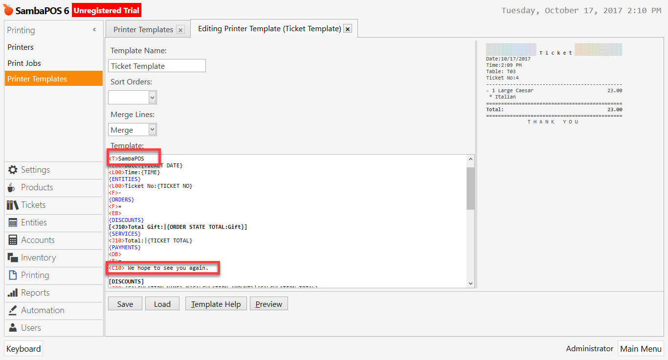 2.2.1. SambaPOS V5 Quick Setup – SambaPOS Knowledgebase