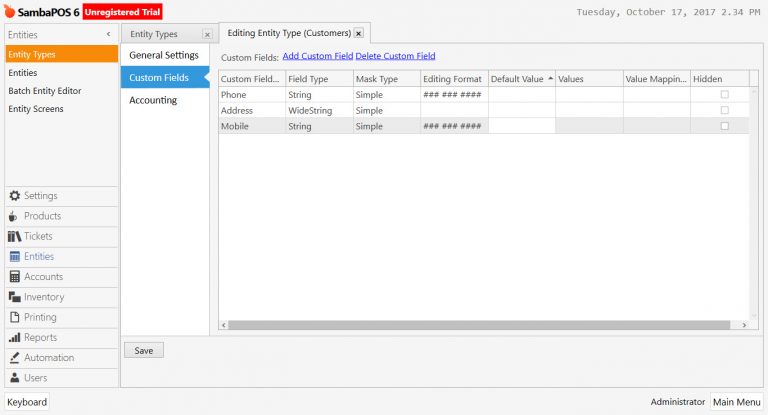 2.2.1. SambaPOS V5 Quick Setup – SambaPOS Knowledgebase