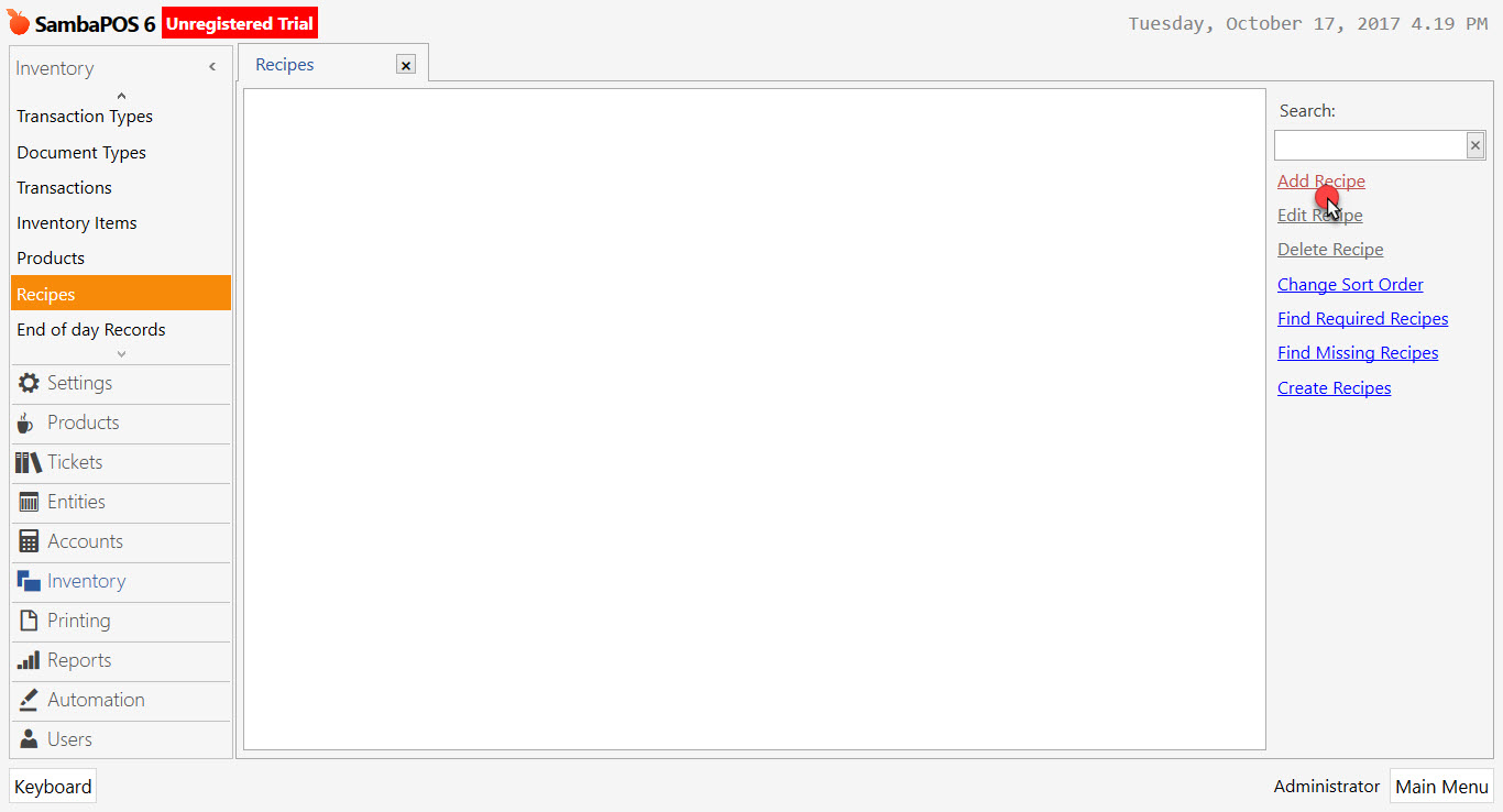 2.2.1. SambaPOS V5 Quick Setup – SambaPOS Knowledgebase