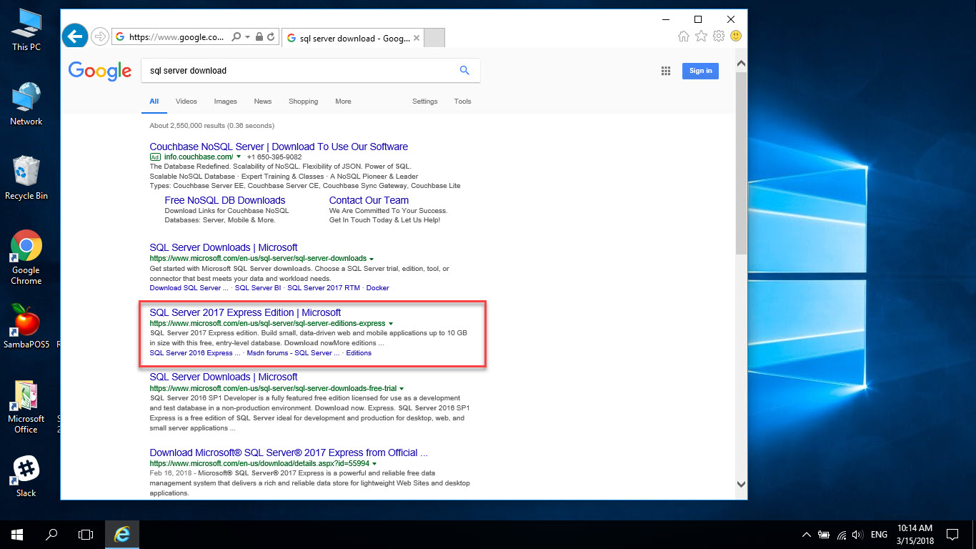 2.1.3.a. SQL Express Server Setup – SambaPOS Knowledgebase 2.1.3.a. SQL Express Server Setup – SambaPOS Knowledgebase