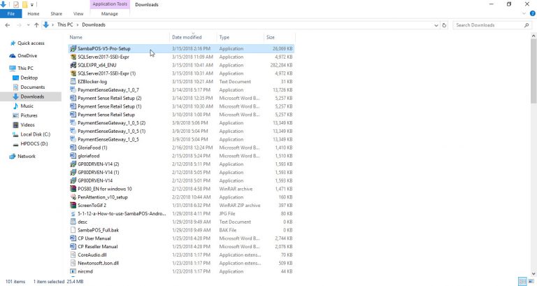 2 1 3 A Sql Express Server Setup Sambapos Knowledgebase
