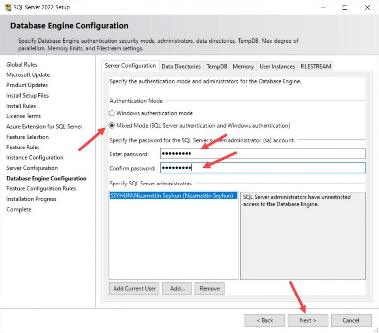 2.1.3.a. SQL Express Server Setup – SambaPOS Knowledgebase