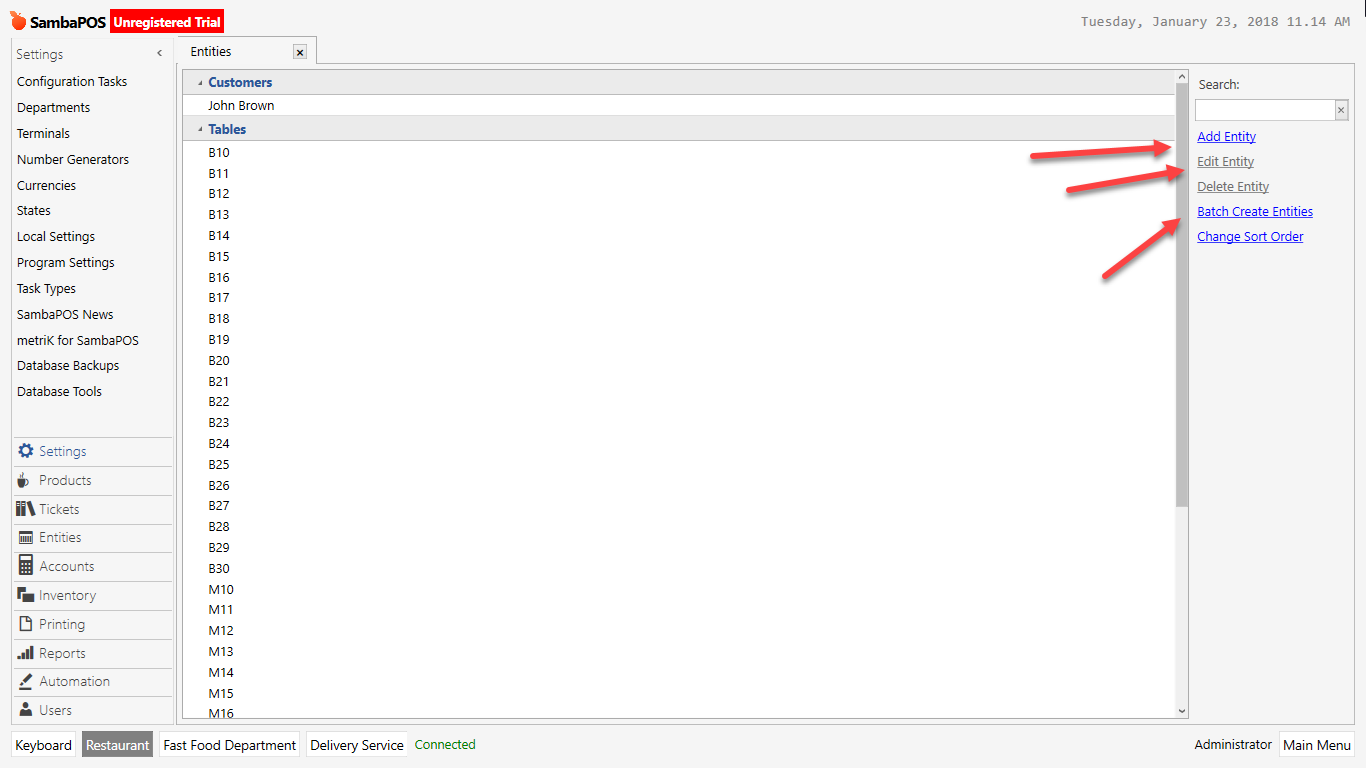 2.3.2.a. What is Entity? – SambaPOS Knowledgebase