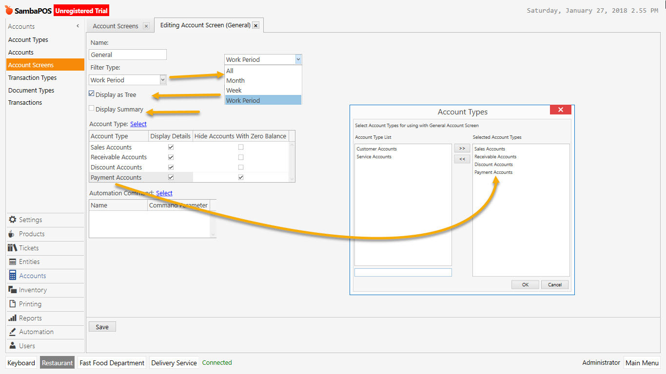 234a How To Edit Accounts Screen Sambapos Knowledgebase 