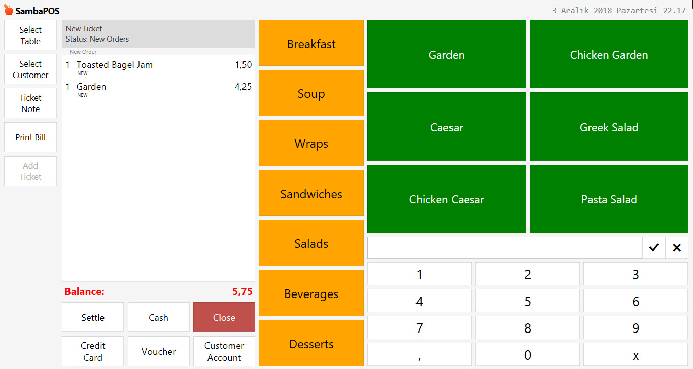 2.2.5. How to Create Basic Fastfood Department? – SambaPOS Knowledgebase
