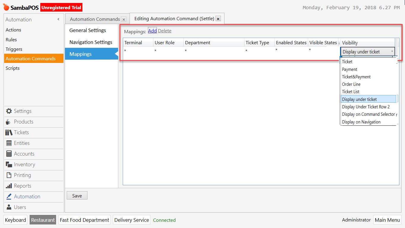 2316a How To Edit Automation Commands Sambapos Knowledgebase 7194