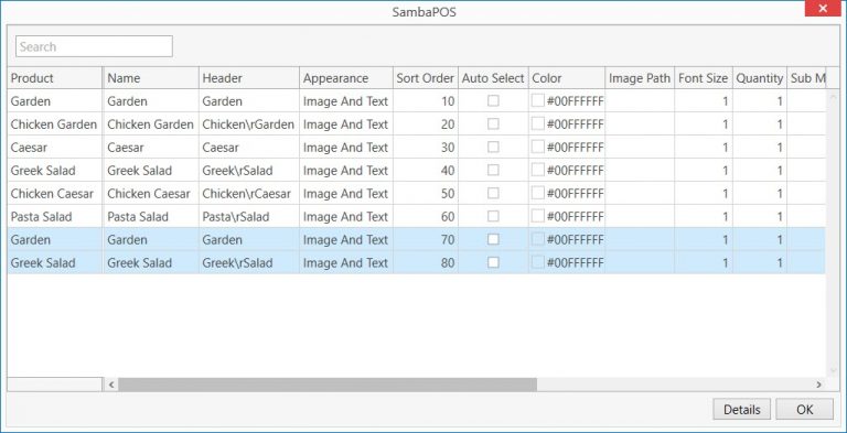 2.3.8.a. How to Design Detailed Menu? – SambaPOS Knowledgebase
