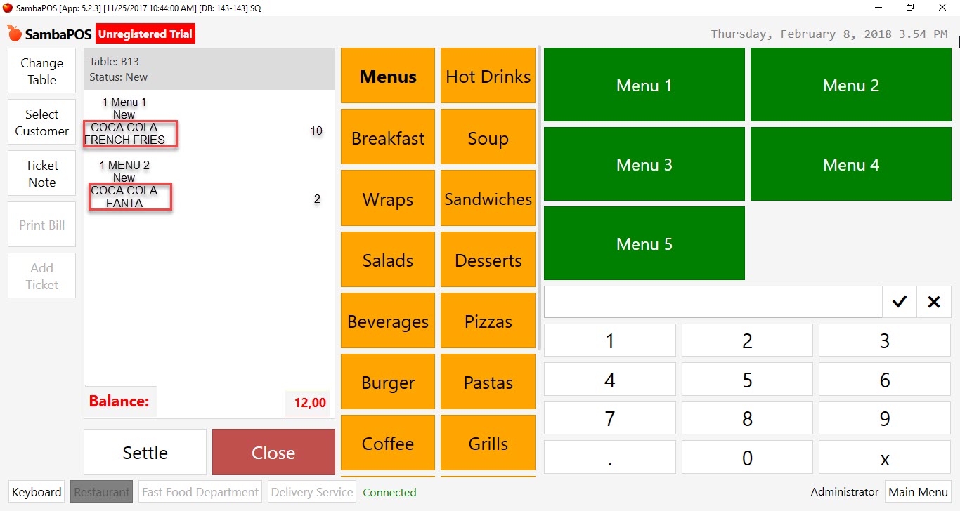 2.3.8.e. How to Add Product Order Tags Automatically? – SambaPOS Knowledgebase