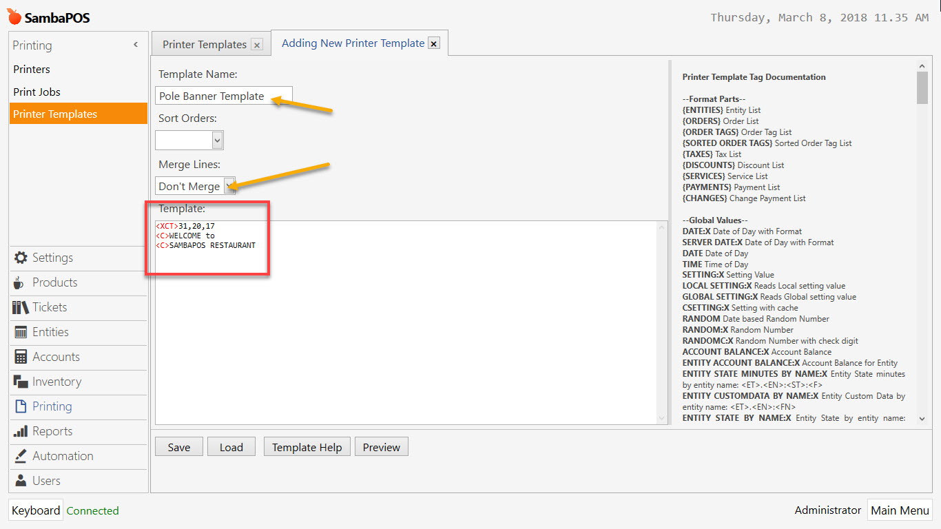 3.7. How to Setup Pole Display / Customer Display VFD? – SambaPOS Knowledgebase
