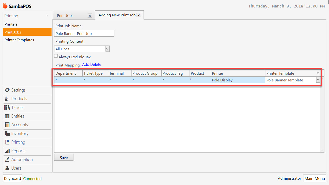 3.7. How to Setup Pole Display / Customer Display VFD? – SambaPOS Knowledgebase