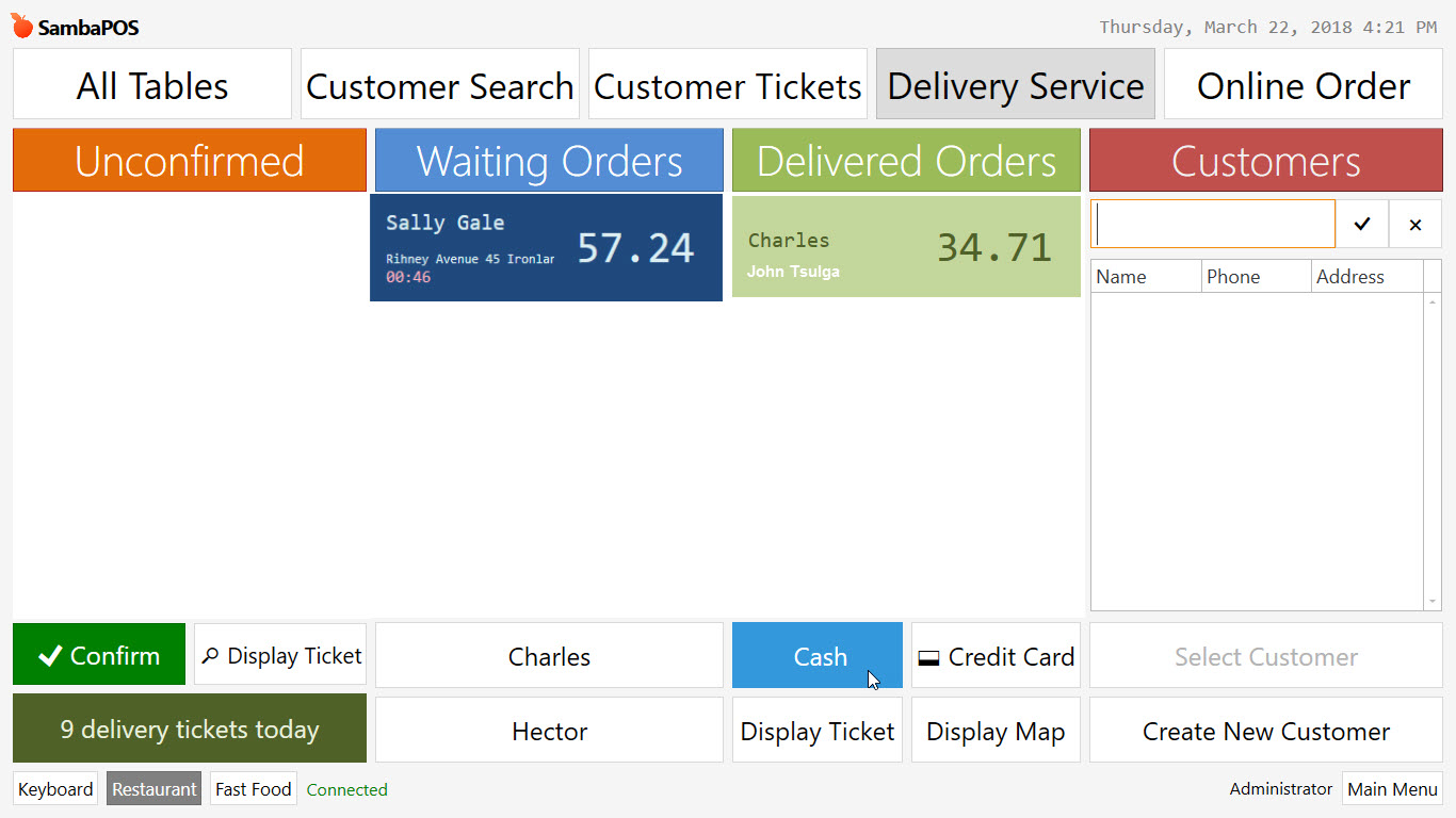 5.1.6.a. How to Take Order in Delivery Service Department? How to ...
