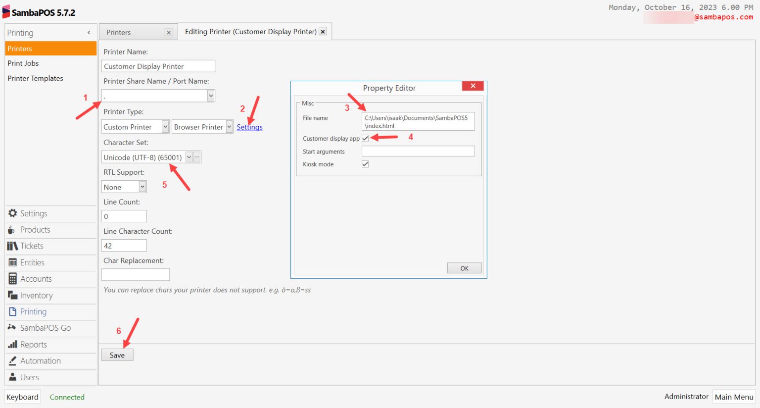 2.4.13.a. How to Create Basic Customer Screen Html? – SambaPOS ...
