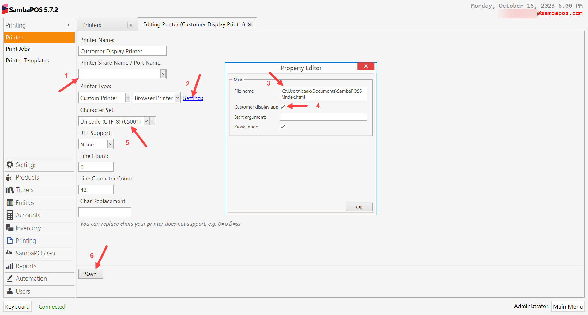 2.4.13.a. How to Create Basic Customer Screen Html? – SambaPOS ...