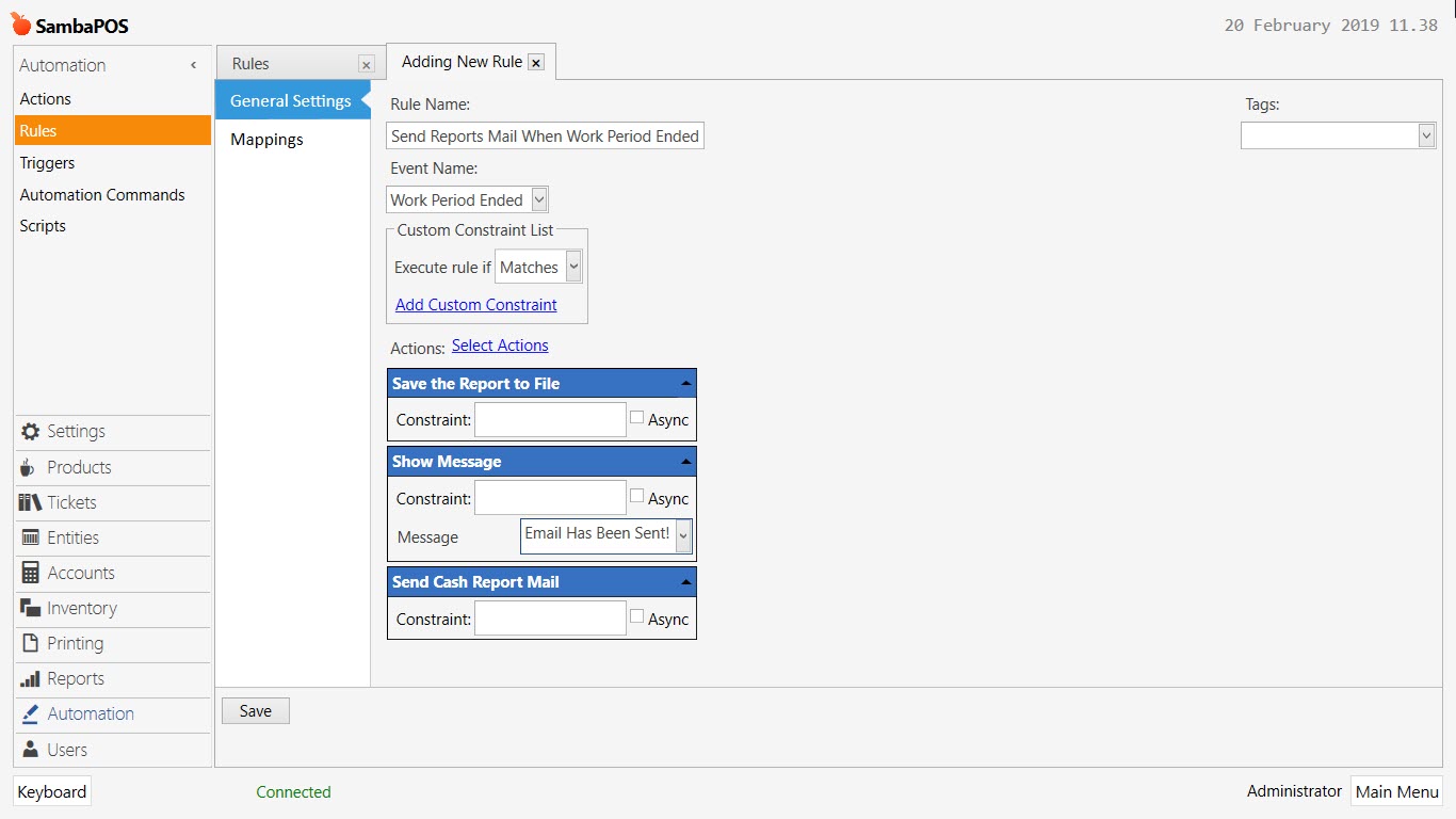 2.4.12.e. How to Send Reports as email At End of Work Period ...