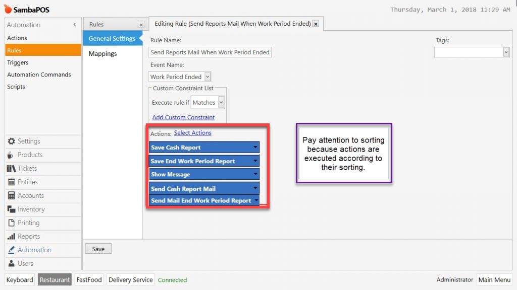 2.4.12.e. How to Send Reports as email At End of Work Period ...