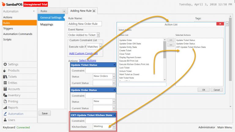 4.13. How to Generate Kitchen Display? – SambaPOS Knowledgebase