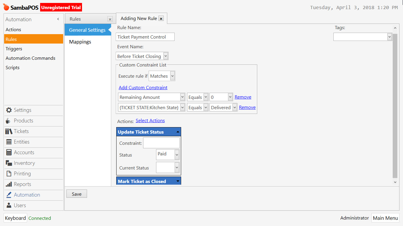 4.13. How to Generate Kitchen Display? – SambaPOS Knowledgebase