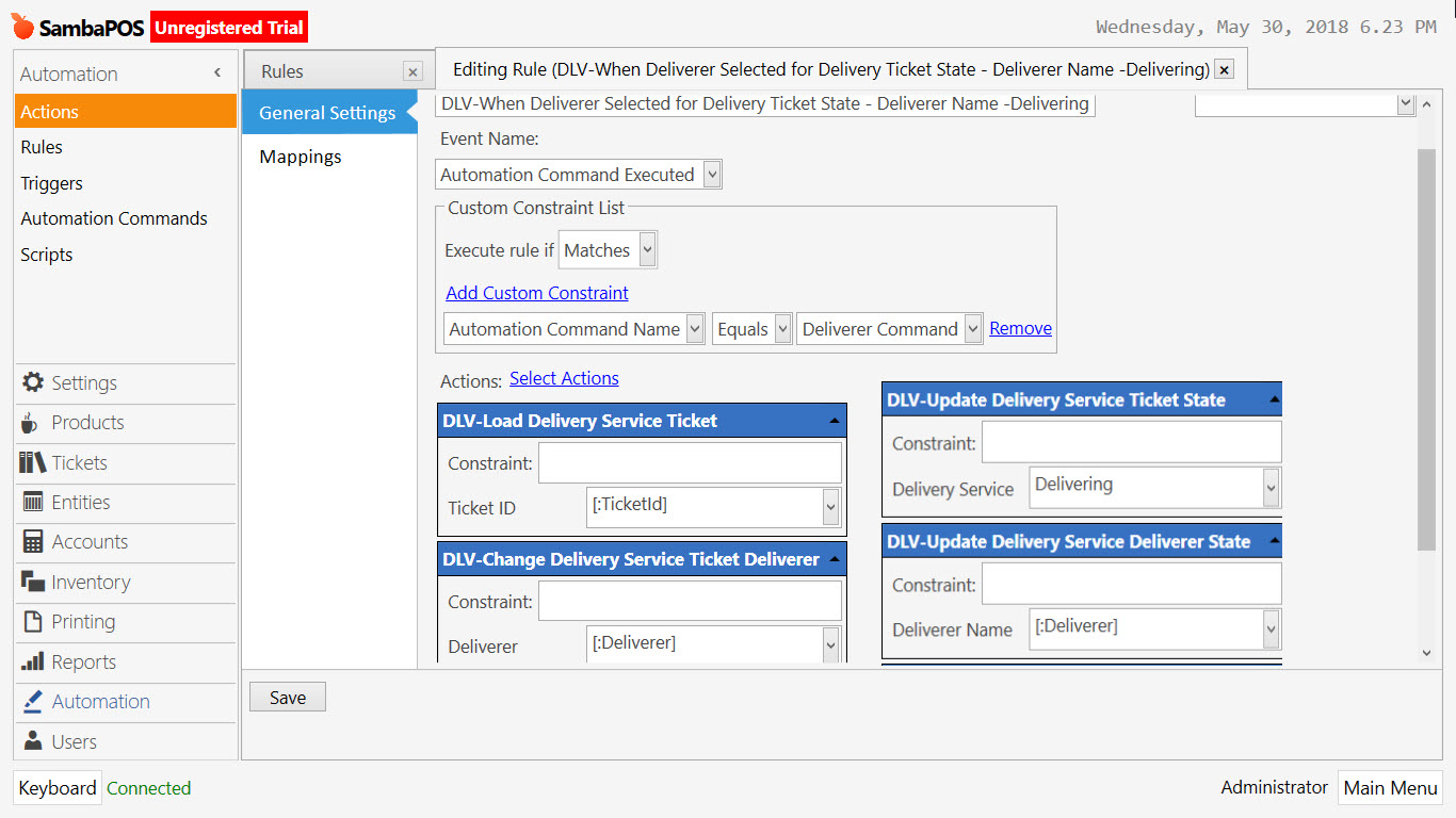 4.12. Advanced Delivery Service Implementation V5.2.3 – SambaPOS ...