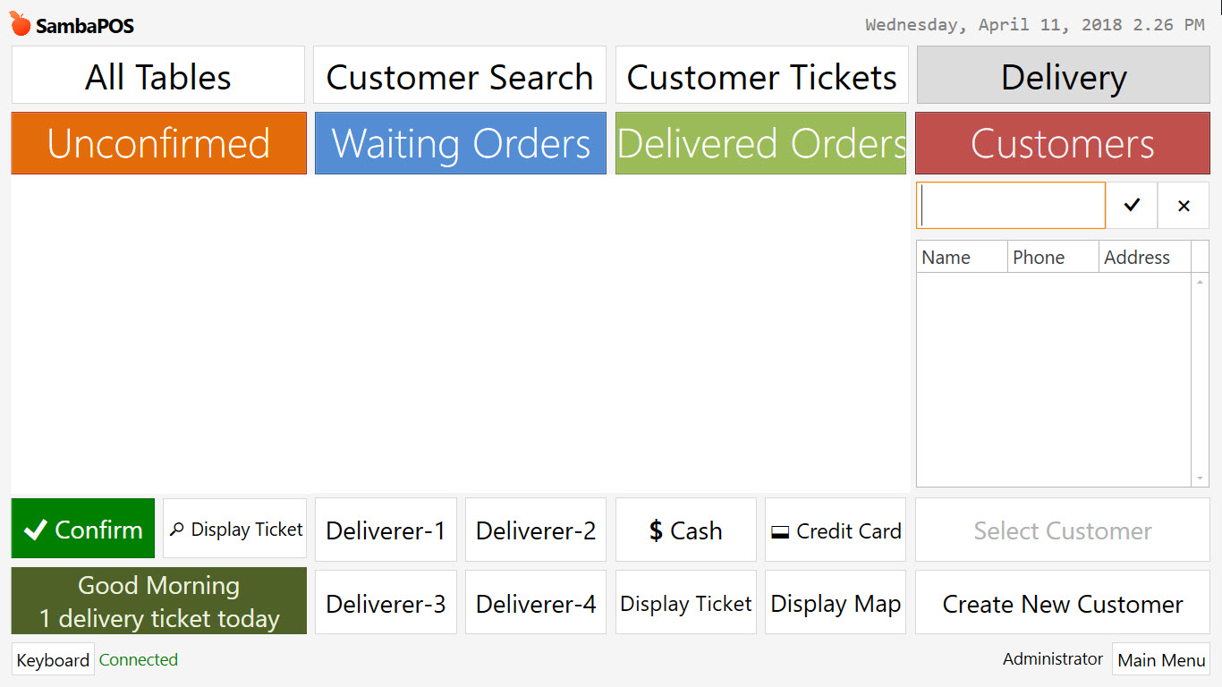 4.12. Advanced Delivery Service Implementation V5.2.3 – SambaPOS ...