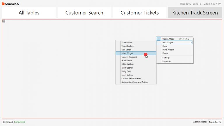 4.13. How to Generate Kitchen Display? – SambaPOS Knowledgebase