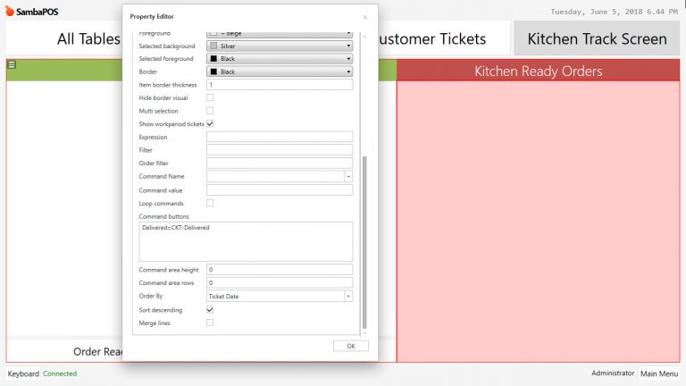 4.13. How to Generate Kitchen Display? – SambaPOS Knowledgebase