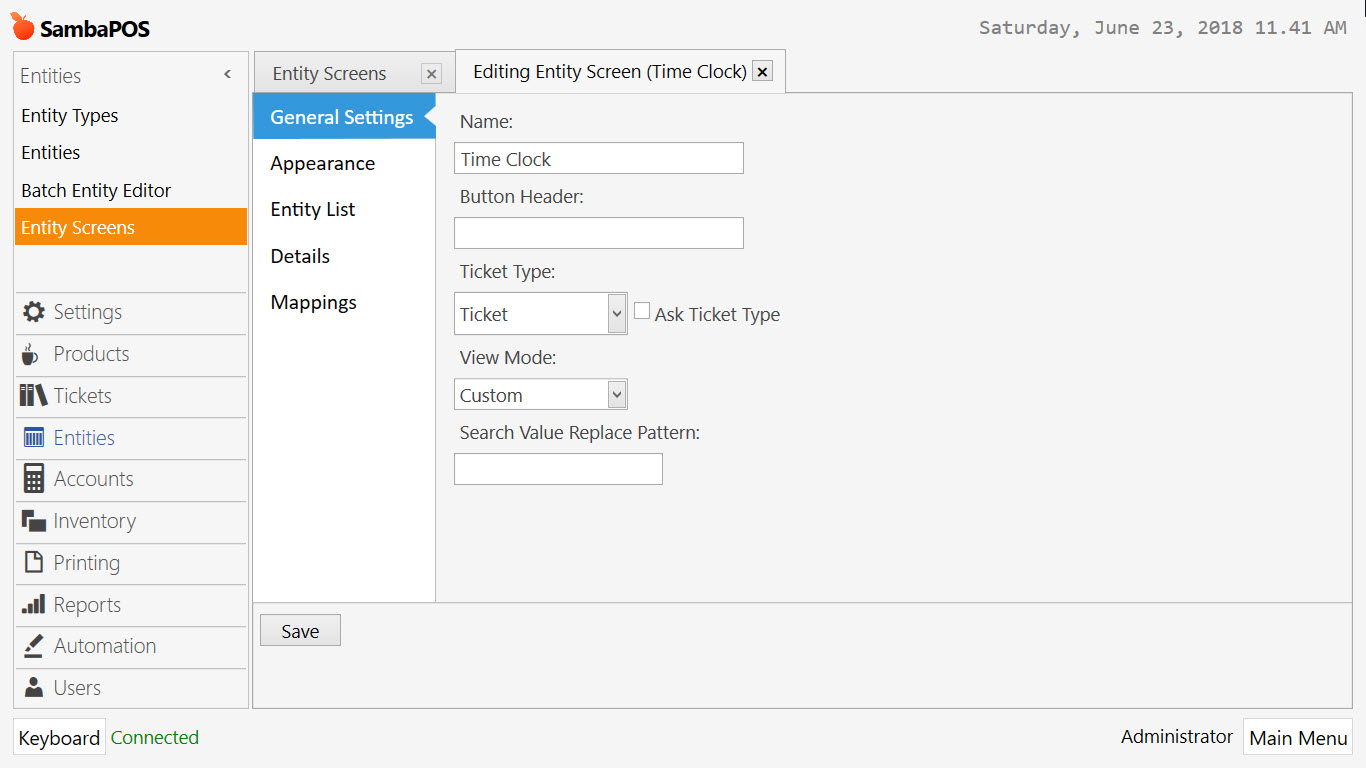 4.14. How to Set Time Clock Implementation? – SambaPOS Knowledgebase