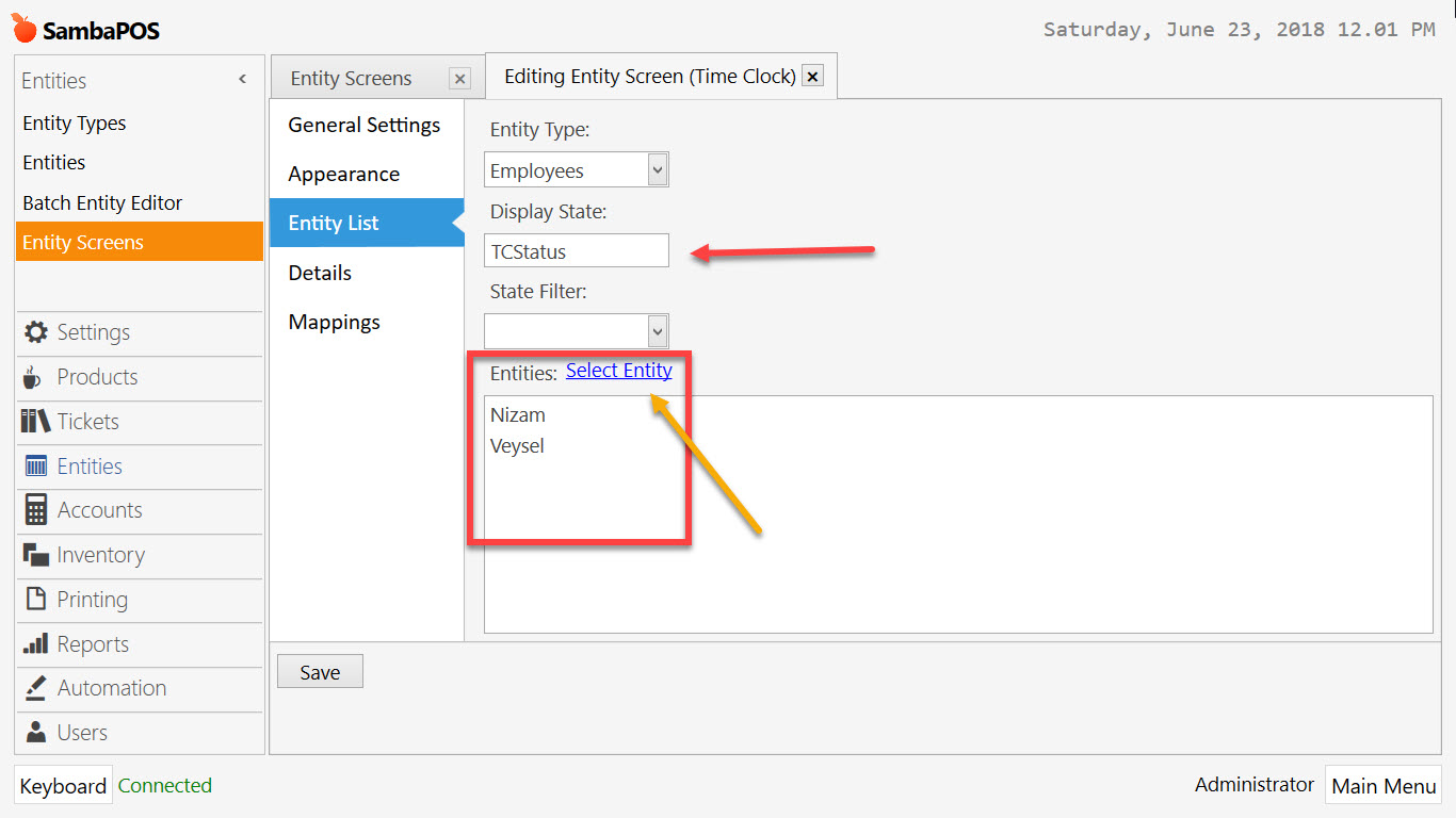4.14. How to Set Time Clock Implementation? – SambaPOS Knowledgebase