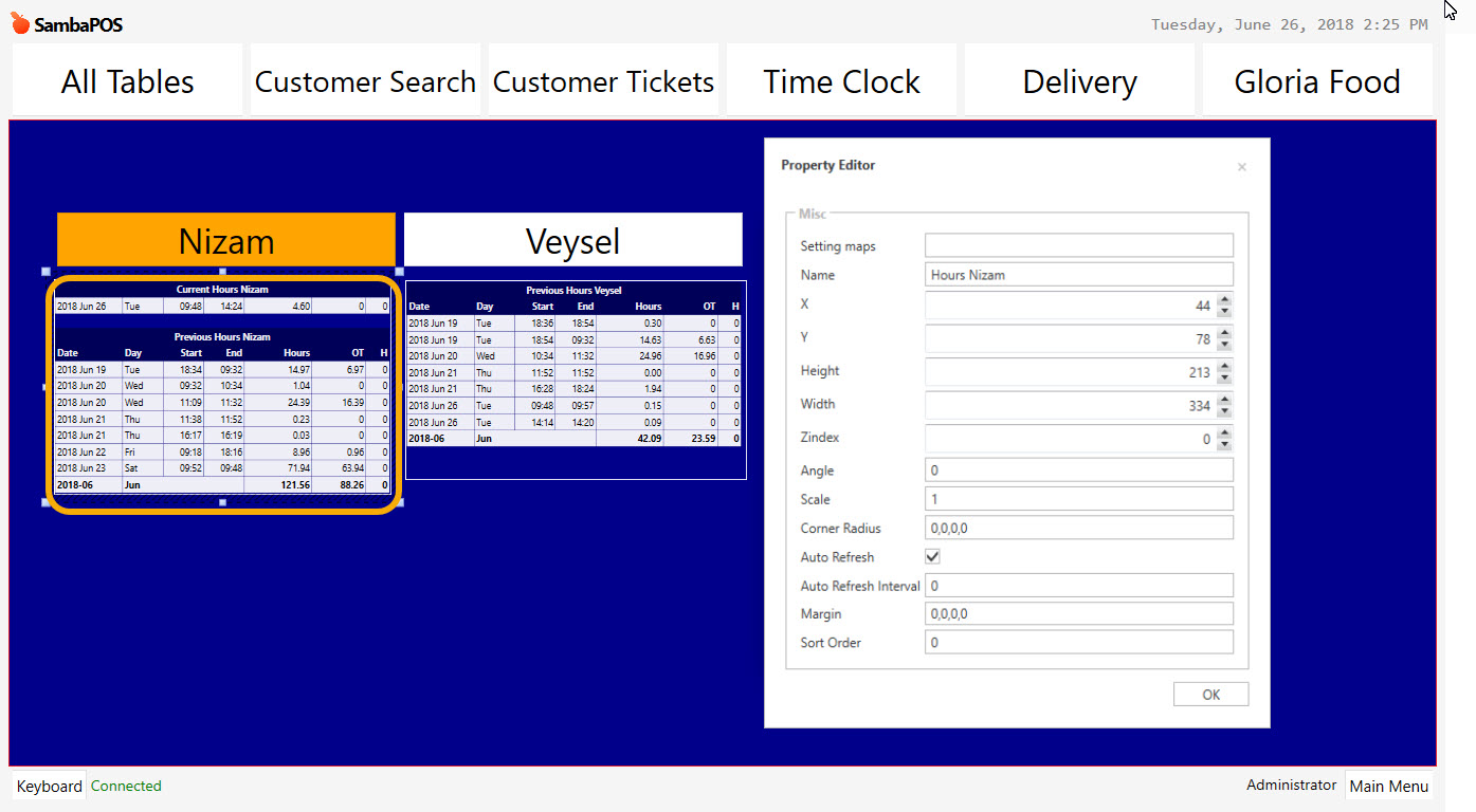 4.14. How to Set Time Clock Implementation? – SambaPOS Knowledgebase