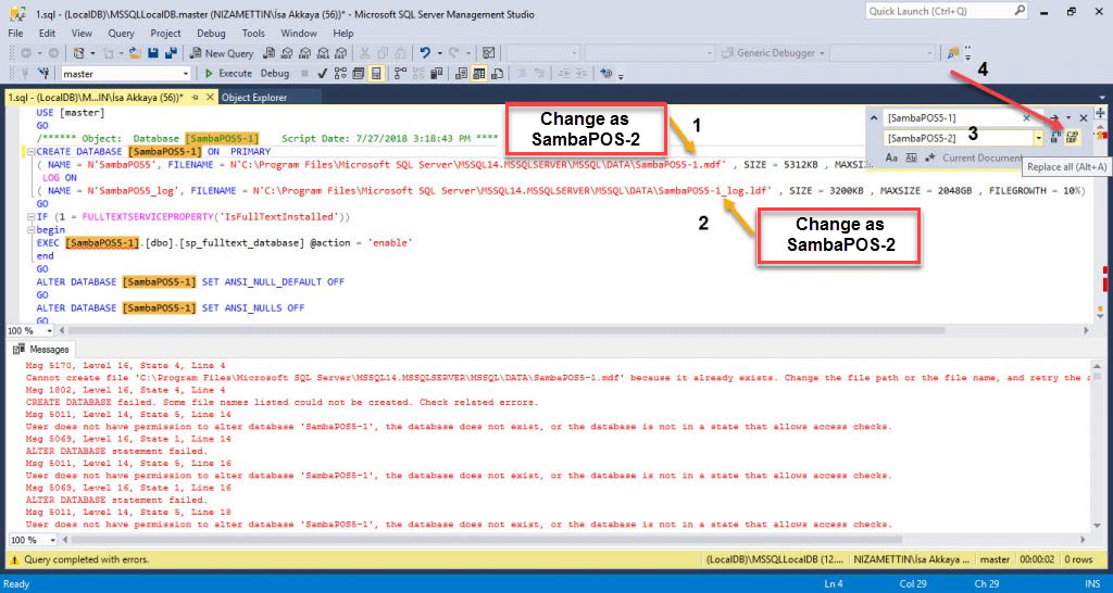 213b Transferring Data From Local Db To Sql Database Sambapos Knowledgebase