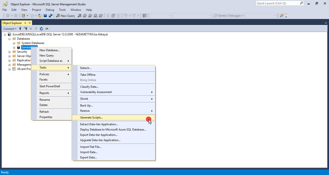 213b Transferring Data From Local Db To Sql Database Sambapos Knowledgebase