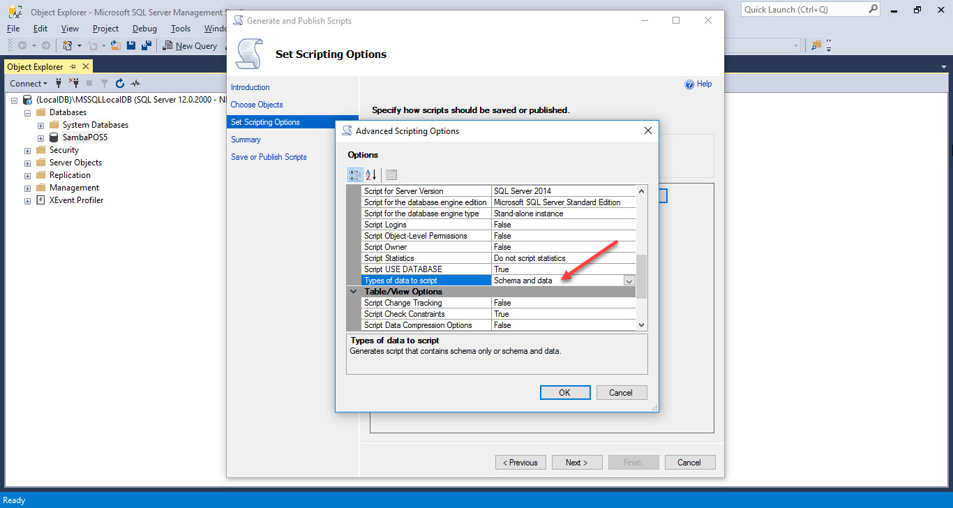 213b Transferring Data From Local Db To Sql Database Sambapos Knowledgebase