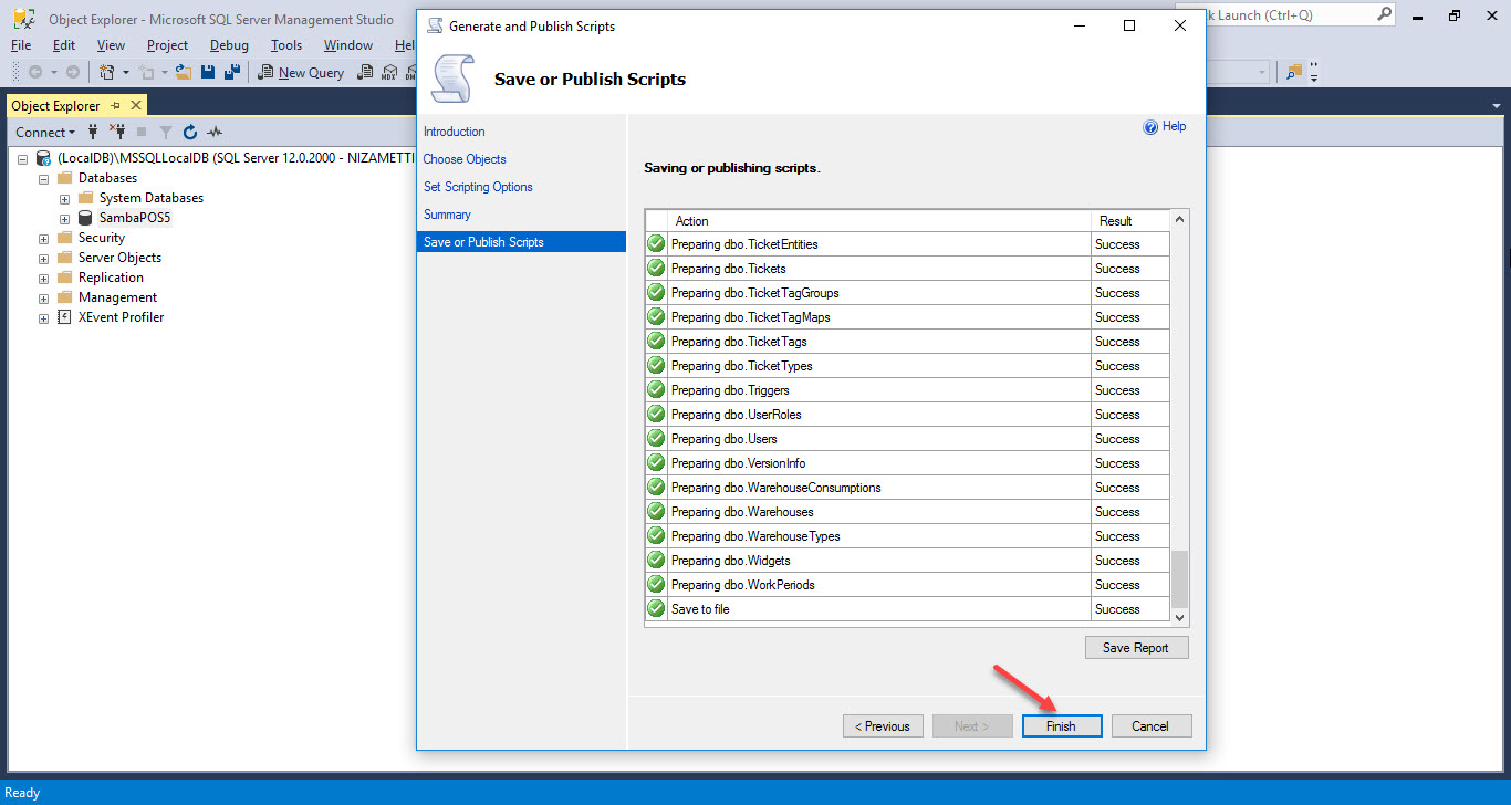 213b Transferring Data From Local Db To Sql Database Sambapos Knowledgebase