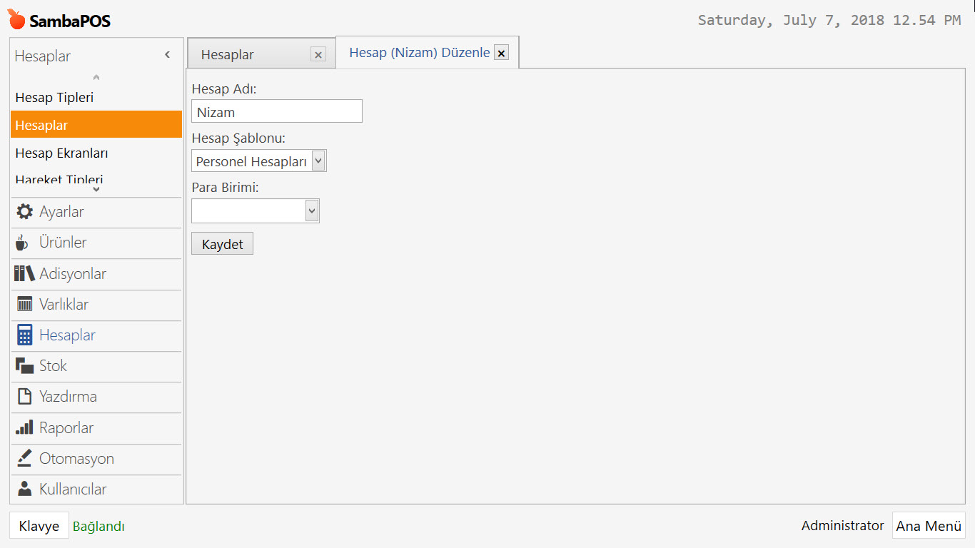 4.14. Time Clock Uygulaması Nasıl Yapılır? – SambaPOS Knowledgebase