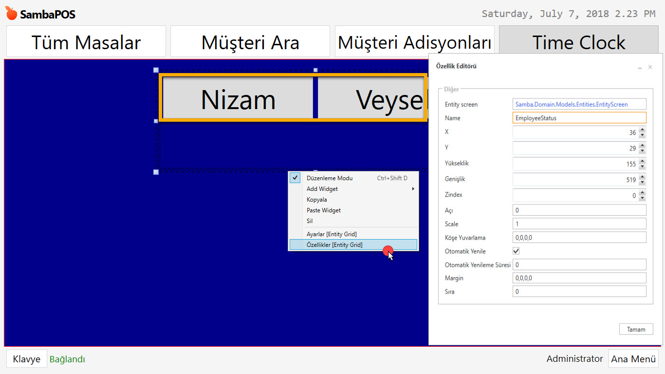 4.14. Time Clock Uygulaması Nasıl Yapılır? – SambaPOS Knowledgebase