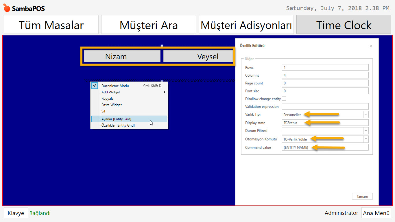 4.14. Time Clock Uygulaması Nasıl Yapılır? – SambaPOS Knowledgebase