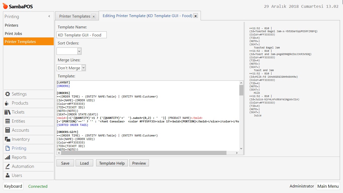 4.32. How to Separate Food and Drinks on Kitchen Display? – SambaPOS ...