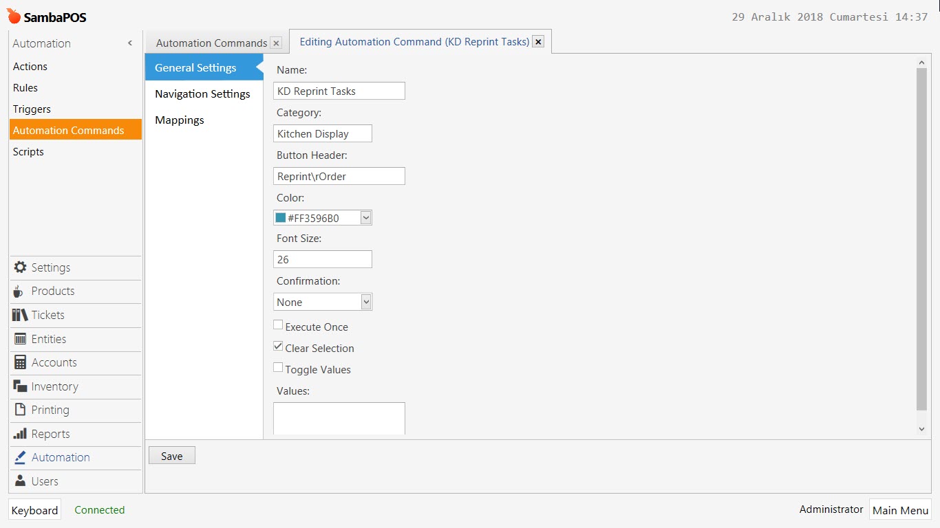 4.32. How to Separate Food and Drinks on Kitchen Display? – SambaPOS ...