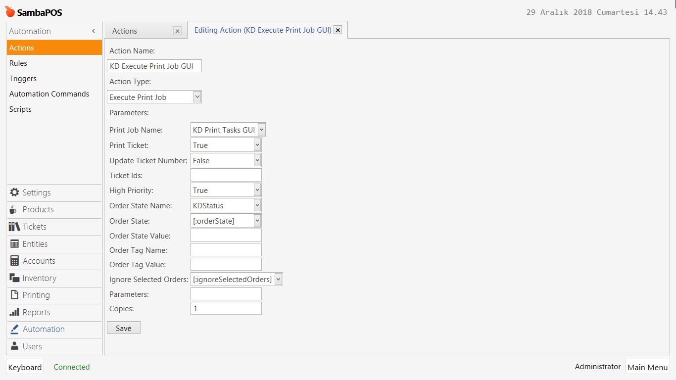 4.32. How to Separate Food and Drinks on Kitchen Display? – SambaPOS ...