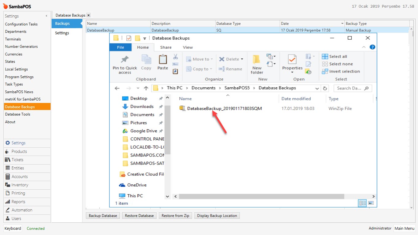213c Transferring Existing Localdb To Another Computer As Localdb Sambapos Knowledgebase