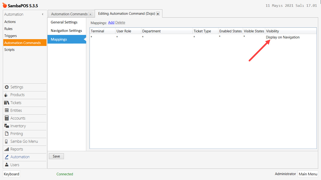 6.14. PaymentSense Dojo Integration – SambaPOS Knowledgebase