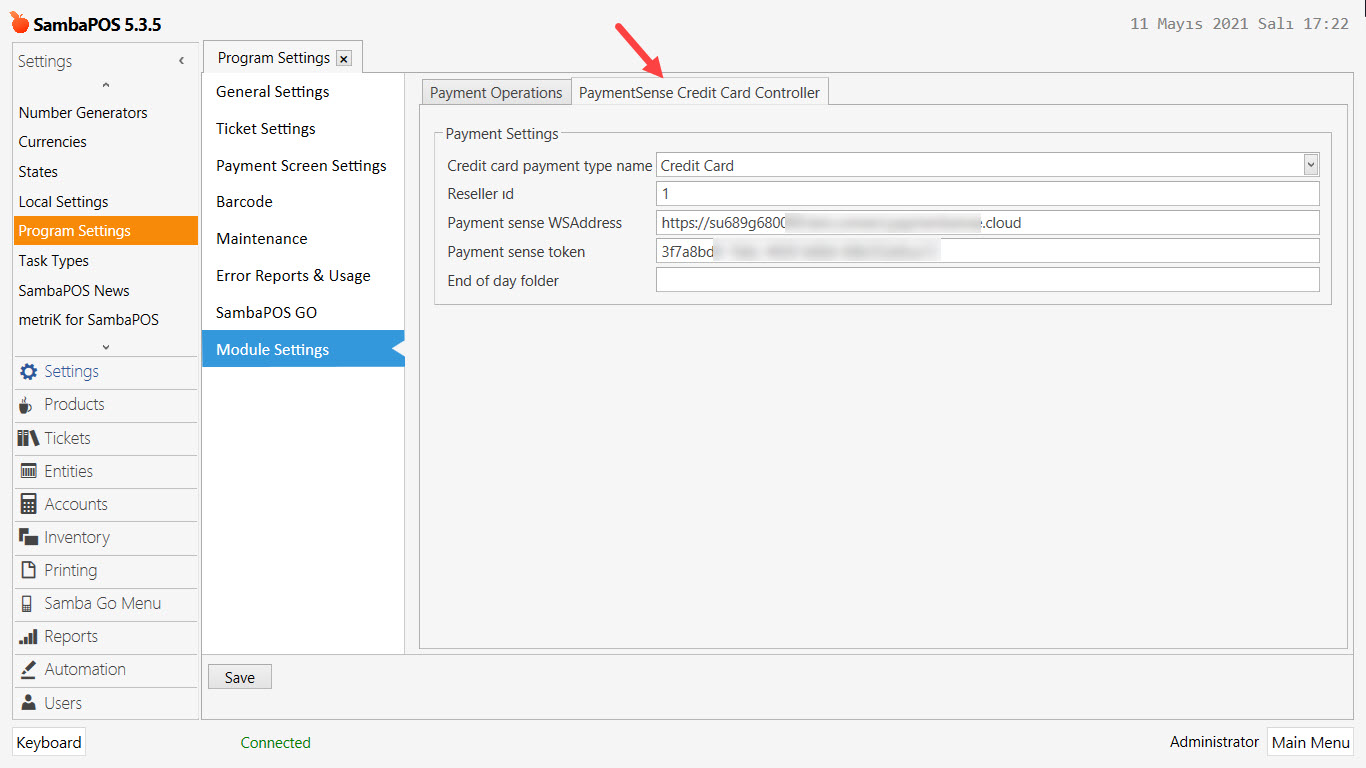 6.14. PaymentSense Dojo Integration – SambaPOS Knowledgebase