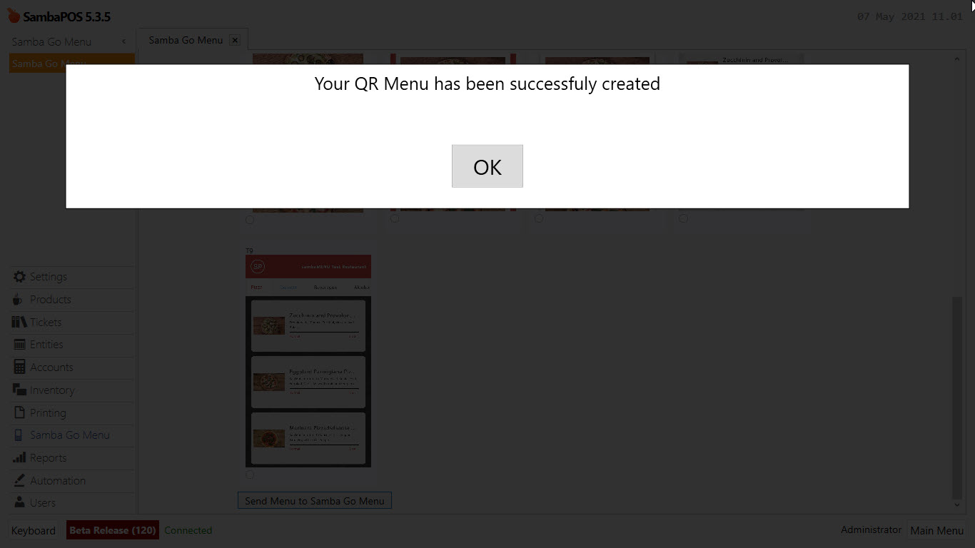 4.68. How to Setup SambaPOS QR Menu – SambaPOS Knowledgebase