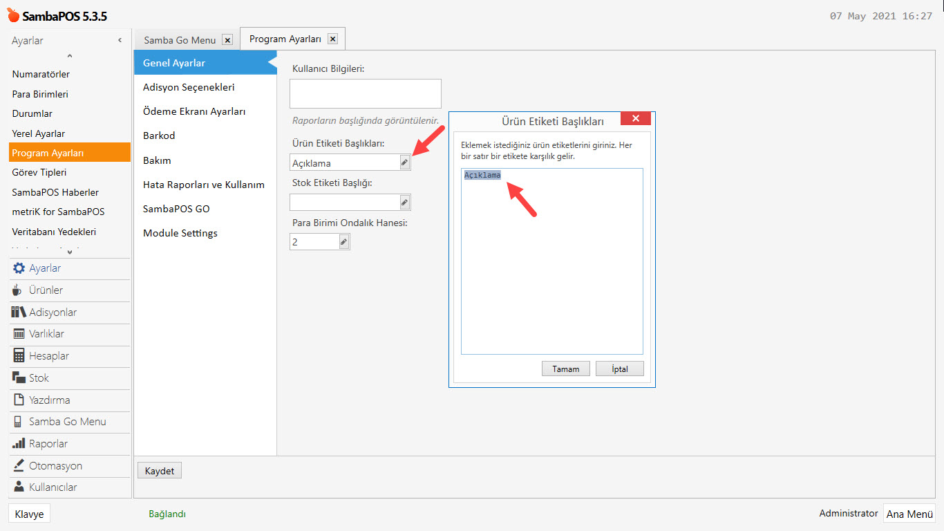 4.68. SambaPOS QR Menü Nasıl Konfigure Edilir? – SambaPOS Knowledgebase
